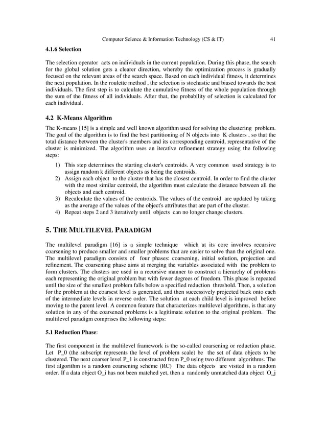 Multilevel techniques for the clustering problem | PDF
