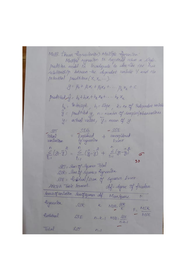 Multi linear regression | PDF Multi linear regression | PDF
