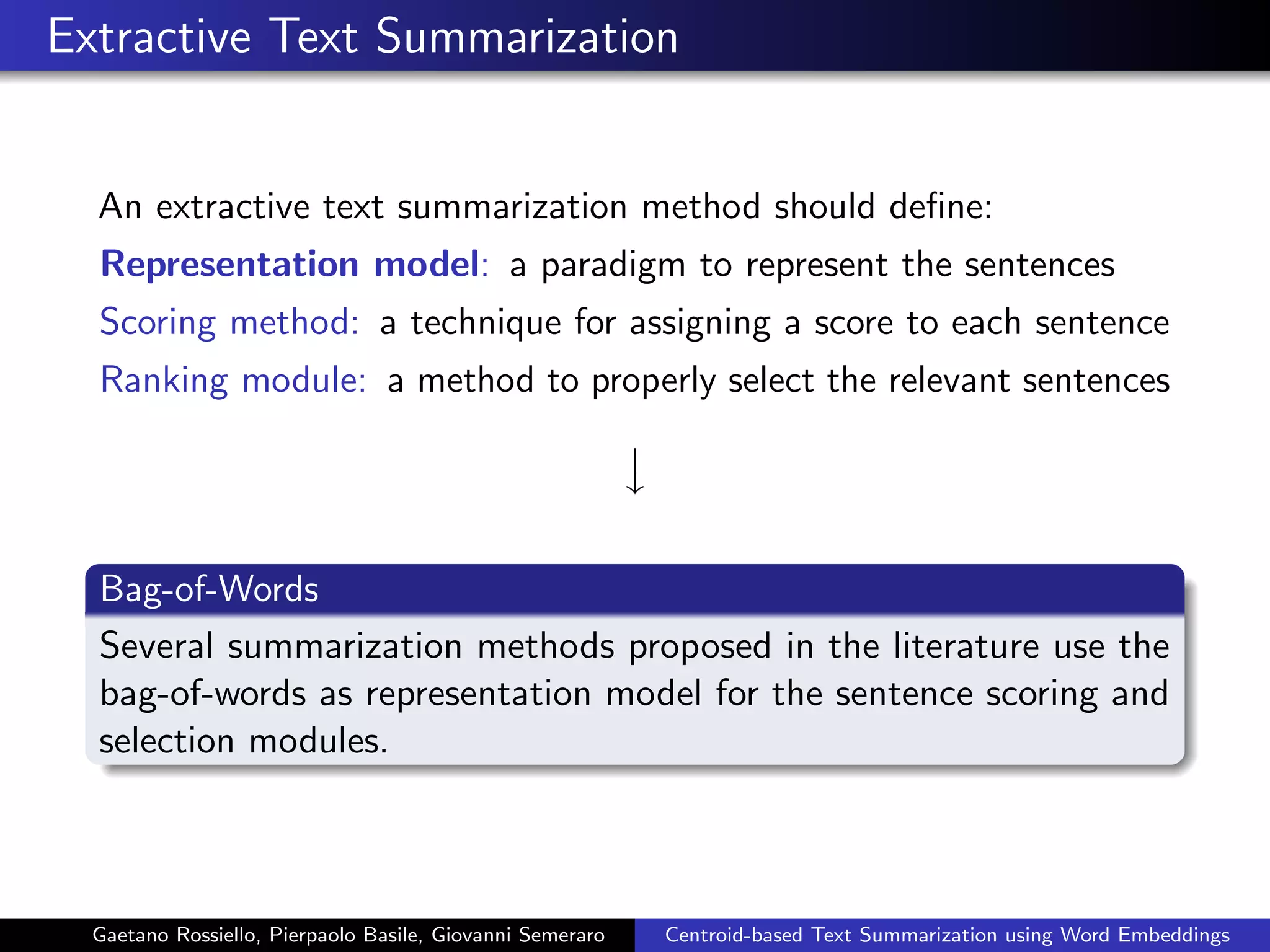 Centroid-based Text Summarization through Compositionality of Word Embeddings | PDF | Web Design ...