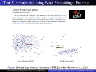 Centroid-based Text Summarization through Compositionality of Word Embeddings | PDF | Web Design ...