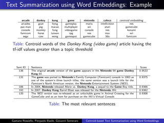 Centroid-based Text Summarization through Compositionality of Word ...