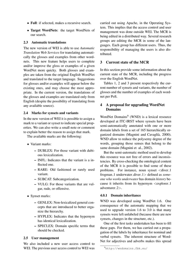 Multilingual Central Repository version 3.0: upgrading a very large ...