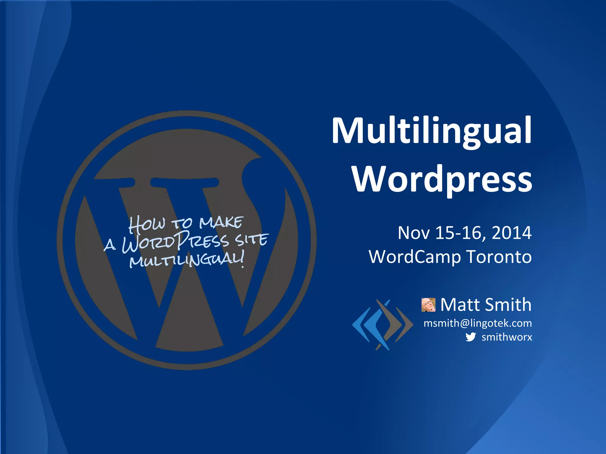 Multilingual WordPress | PPT