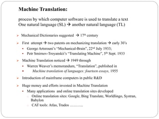 Multi lingual corpus for machine aided translation | PPTX | Programming ...