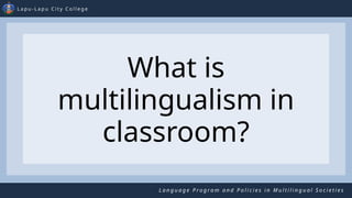 Powerpoint Presentation on Multilingual in Classroom.pptx
