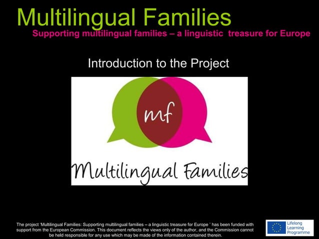 Multilingual Families: introduction to the project | PPT