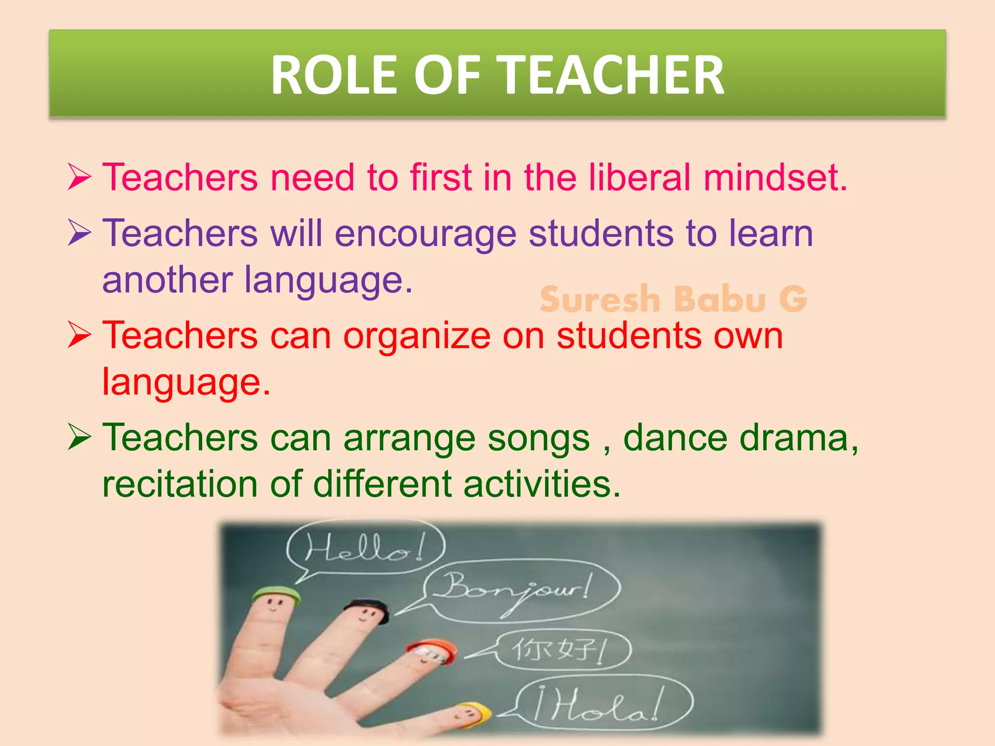 Multilingualism - Meaning, Nature and Scope | PPTX