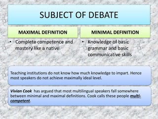 Multilingualism | PPTX