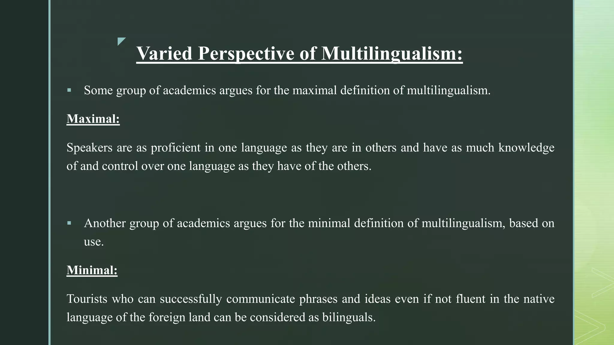 Multilingualism | PPTX