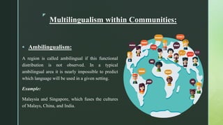Multilingualism | PPTX