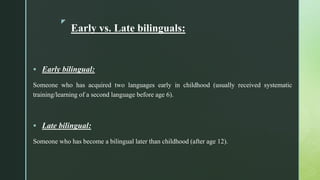 Multilingualism | PPTX