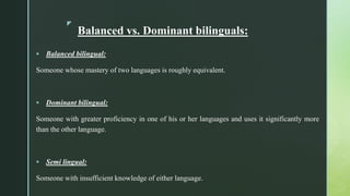 Multilingualism | PPTX