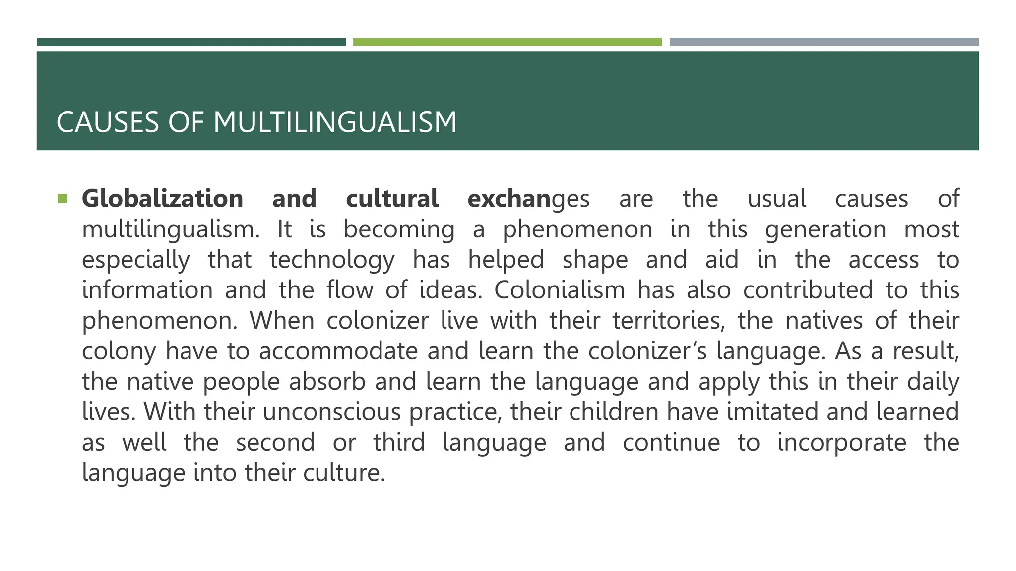 MULTILINGUALISM IN LANGUAGE ACQUISITION. | PPTX