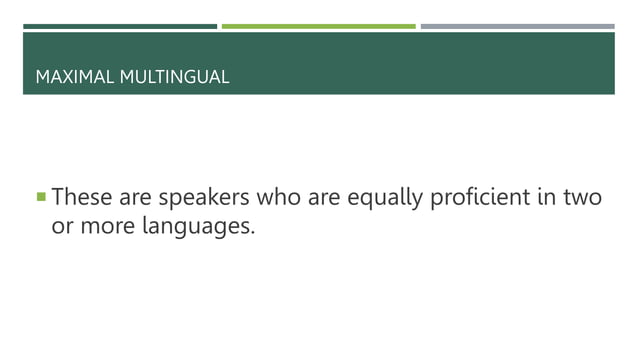 MULTILINGUALISM IN LANGUAGE ACQUISITION. | PPTX | Education