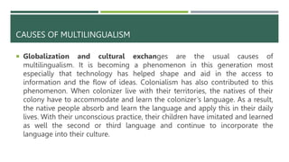 MULTILINGUALISM IN LANGUAGE ACQUISITION. | PPTX