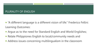 MULTILINGUALISM IN LANGUAGE ACQUISITION. | PPTX