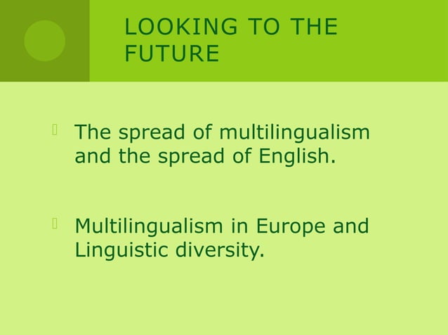 MULTILINGUALISM, BILINGUALISM, TRILINGUALISM | PPTX