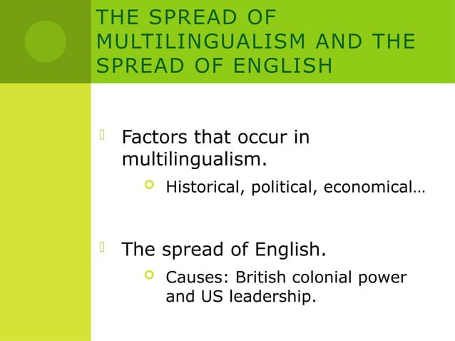 MULTILINGUALISM, BILINGUALISM, TRILINGUALISM | PPTX