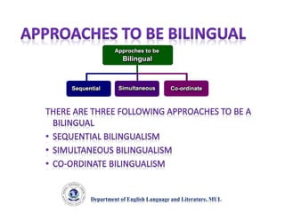 Multilingualism and bilingualism | PPTX