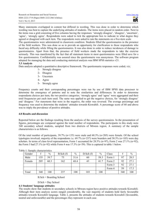 Multilingualism and language attitudes students perceptions towards kiswahili in mtwara region ...