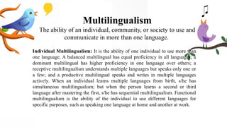 Multilingualism and Multiculturalism.pptx
