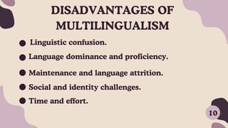 MULTILINGUALISM- English Language101.pdf | Education