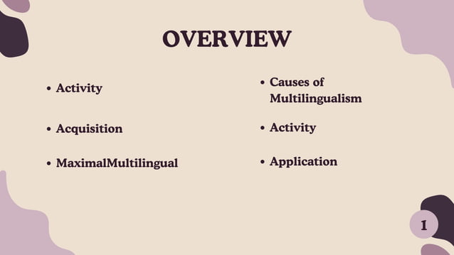 Multilingualism English Language101 Pdf Education