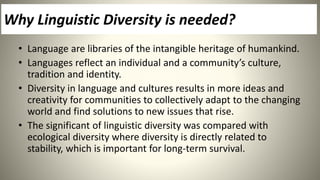 Multilingualism in Socienty Introduction Part | PDF