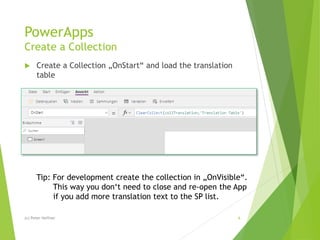 Multilingual power apps | PPTX