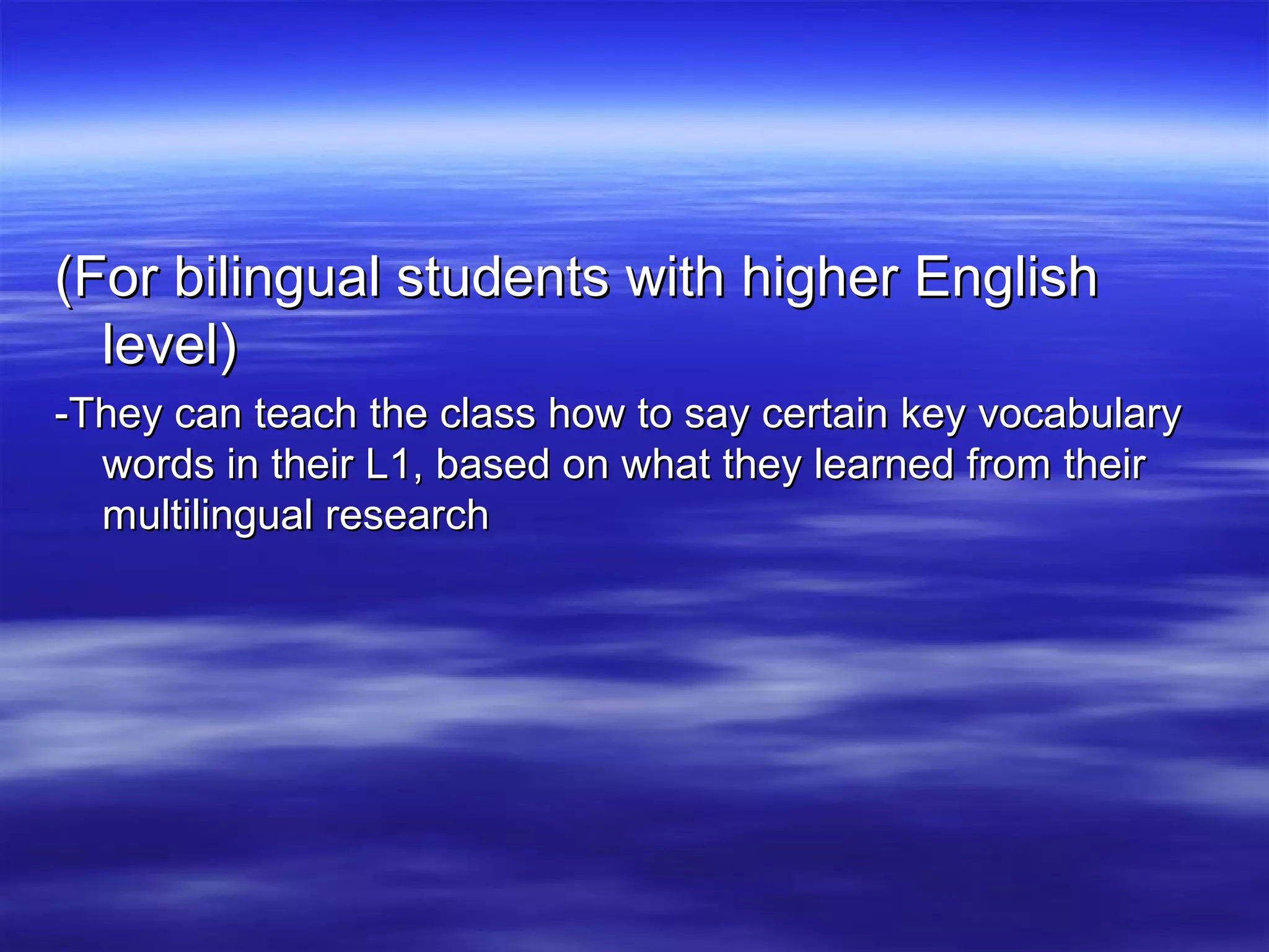 Multilingual research | PPT