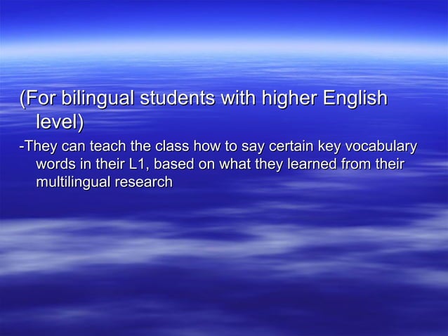 Multilingual research | PPT
