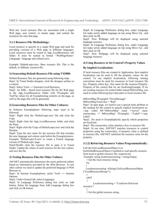 Multilingual user interface for website using resource | PDF
