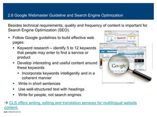 Multilingual websites | PPT