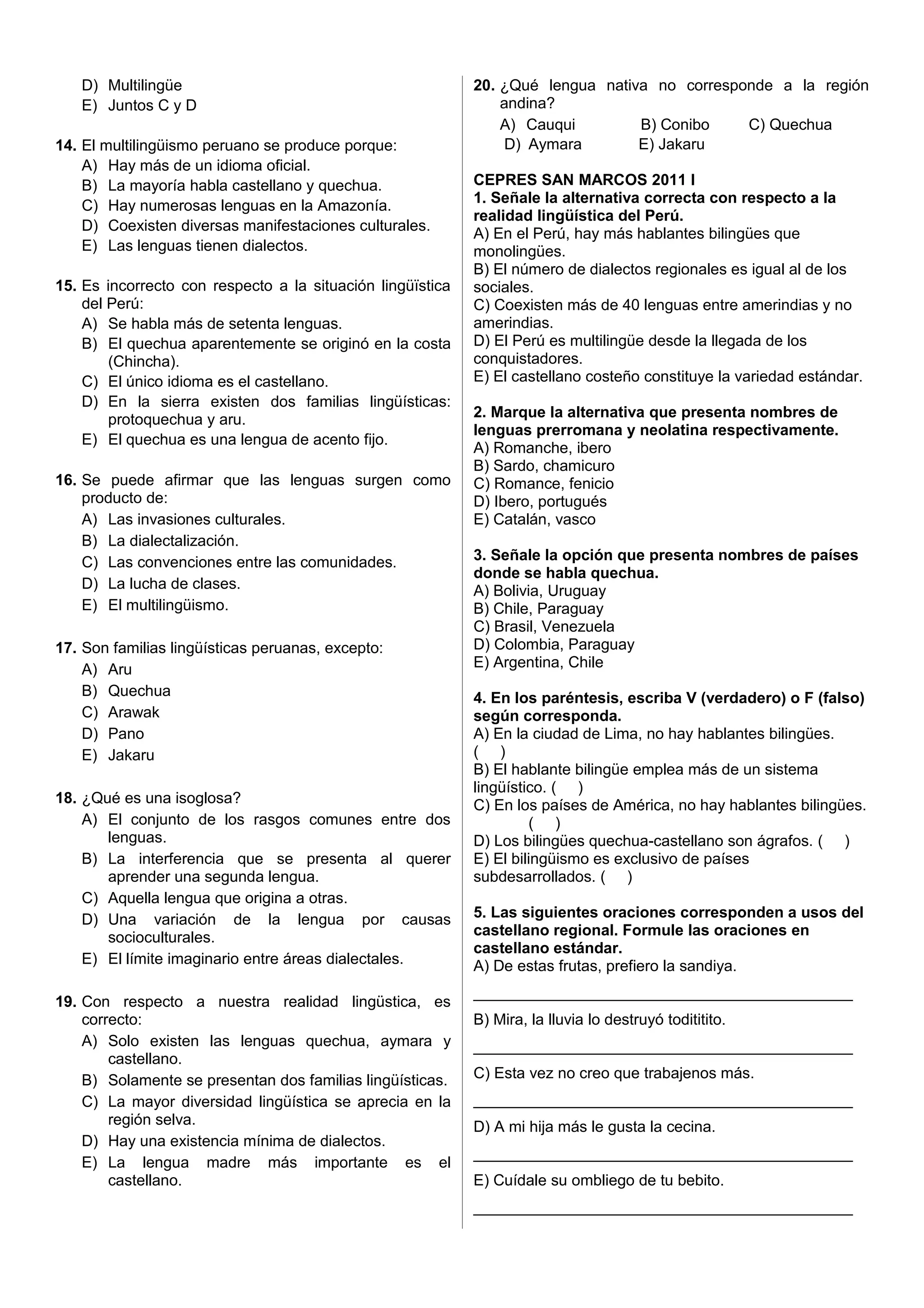 Multilinguismo evolución del castellano | DOC