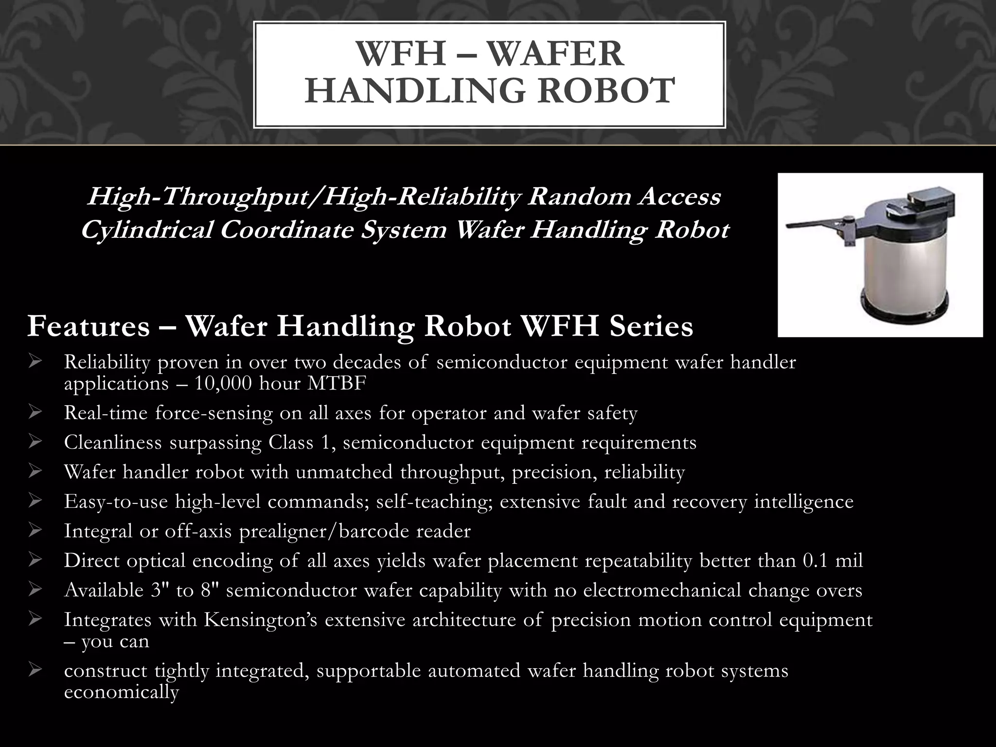 Multilink SCARA Semiconductor Pre Aligner End-Effectors Wafer Handling Robots | PPT