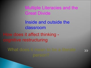 Multiliteracies | PPT