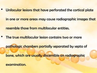 multilocular radiolucencies of the jaw... | PPTX