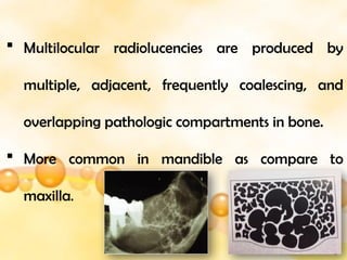 multilocular radiolucencies of the jaw... | PPTX