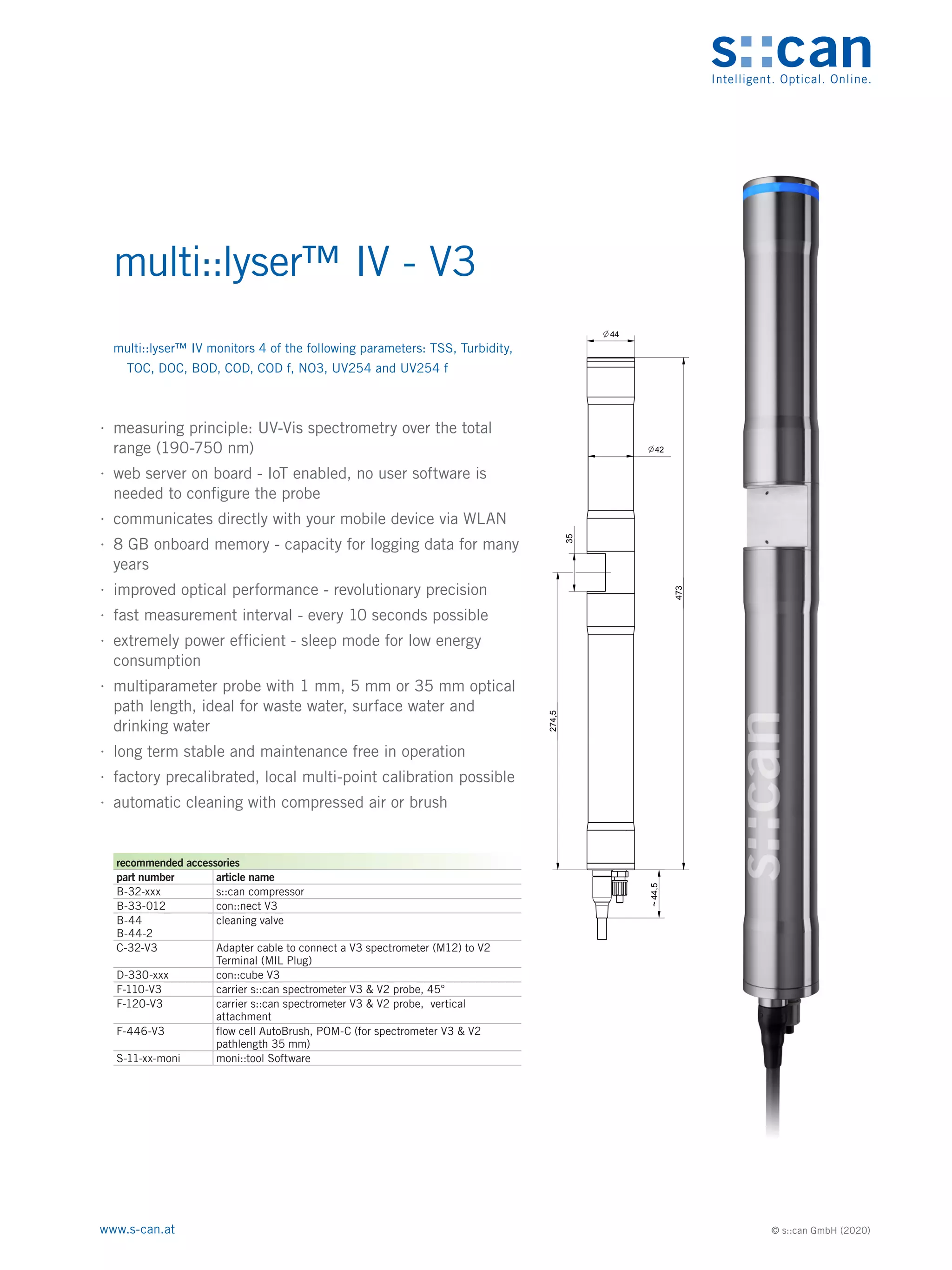 Multilyser v3 dw_en_water multi parameter sensor_scan | PDF