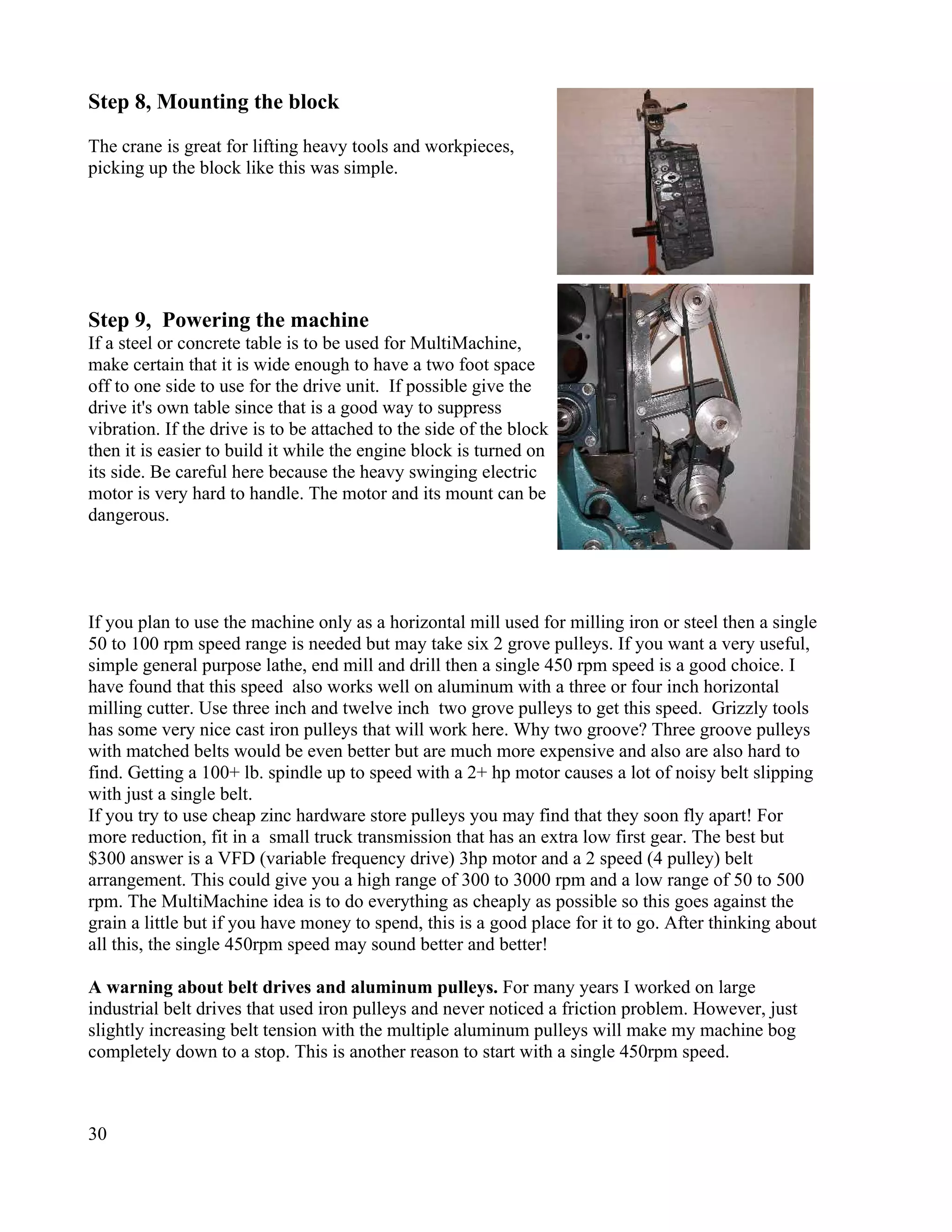 How to build a MultiMachine (DIY Machine Tools) | PDF | Woodworking ...