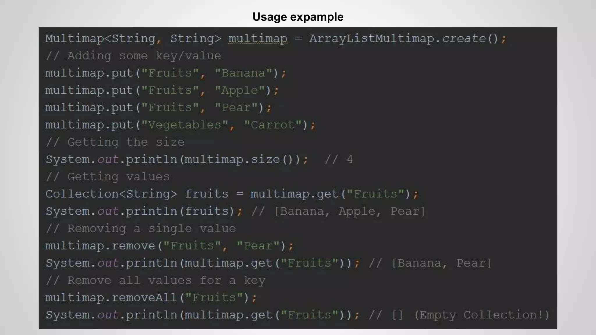 Multimap Ppt