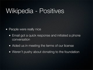 Using Crowd Sourced Data in a Commercial Mapping API | PDF