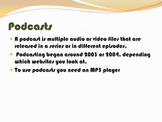 Podcasts | PPT