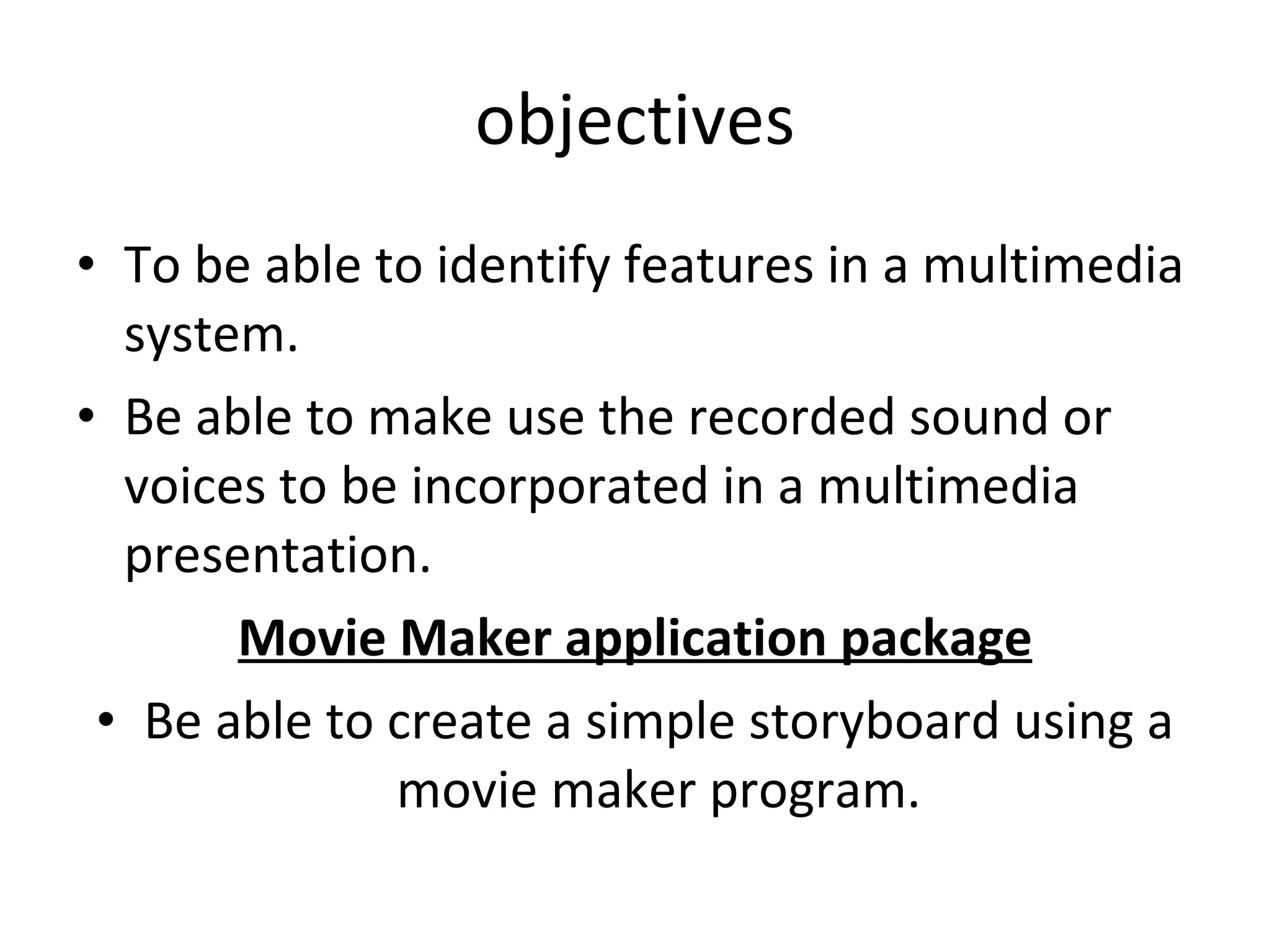 Multimedia (Year 8) | PPT