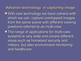 Advanced in Multi View image/video processing | PPT