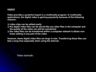multimedia element | PPT
