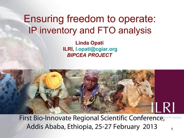 Ensuring freedom to operate: IP inventory and FTO analysis | PPT