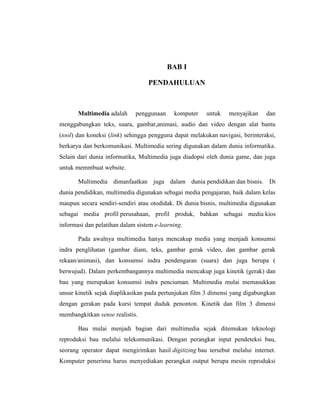 elemen-elemen Multimedia | DOCX