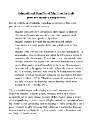 Multimedia | DOCX