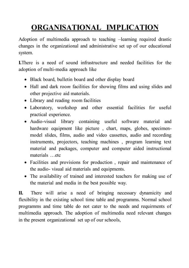 Multimedia approach | PDF | Education